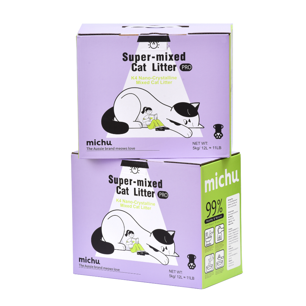 Michu Premium Mixed Tofu Cat Litter Pro Gen2 6L- Value Box 11lb – MichuPet