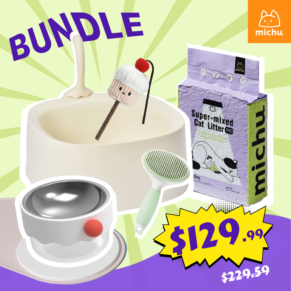 Michu New Kitten Welcome Home Bundle - Basic Version – MichuPet